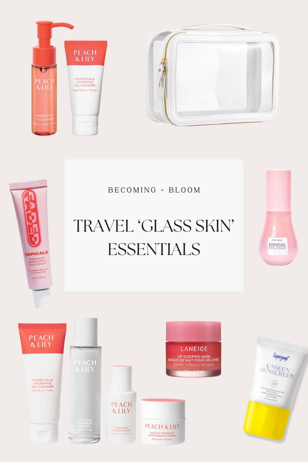 Travel 'Glass Skin' Kit: Your Passport to Perfect Skin • BECOMING & BLOOM